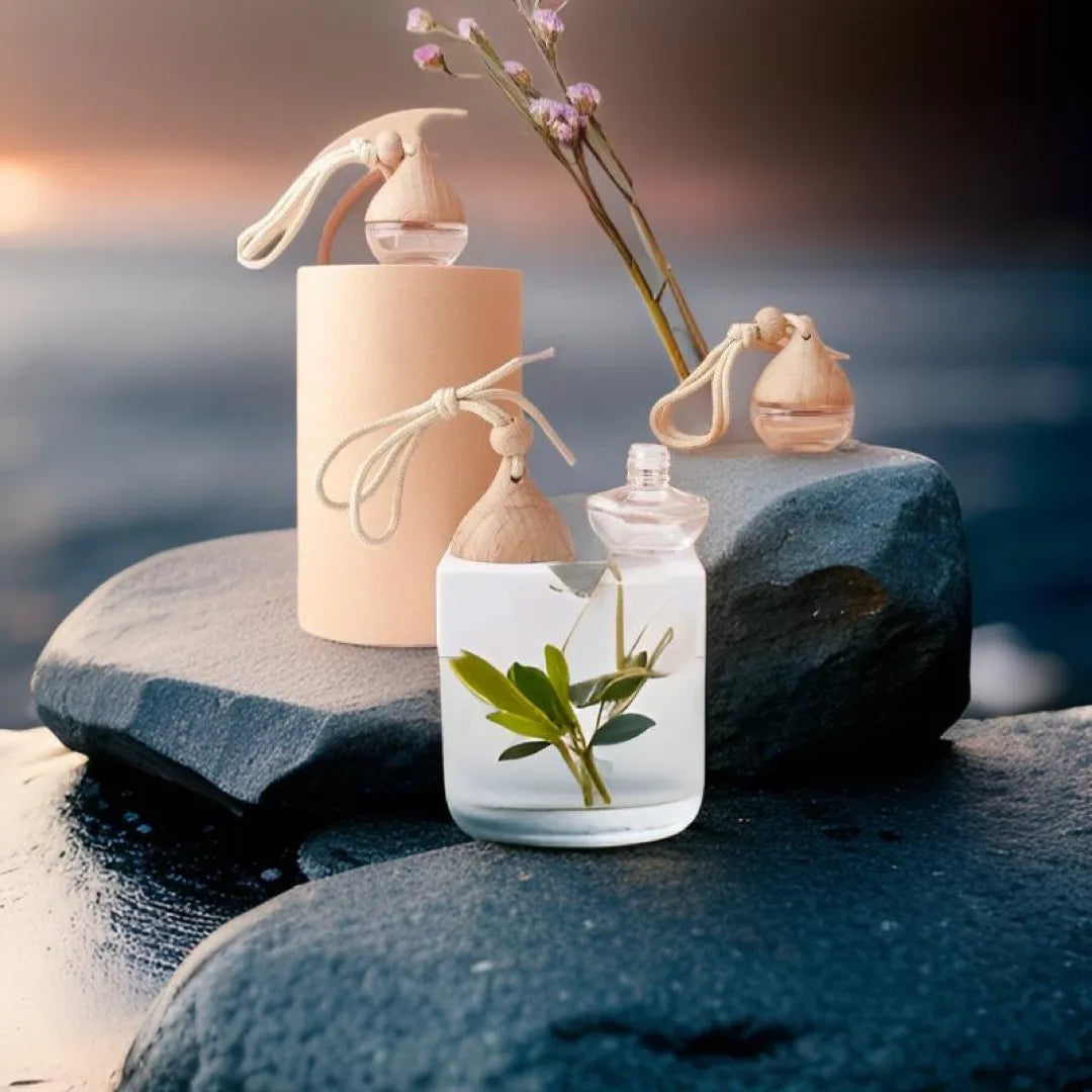 Buy White Rose Portable Car Diffuser Dispenser – MYSAMU